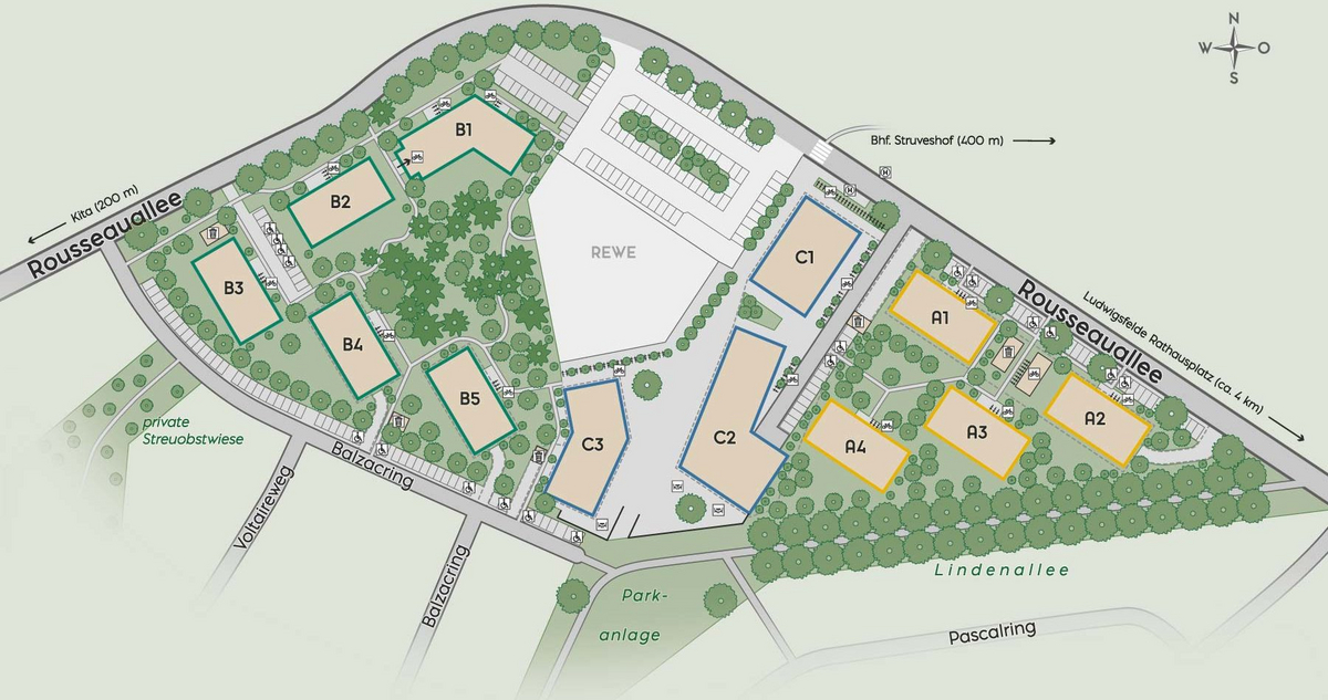 Rousseau Park Ludwigsfelde > RW-plan Beratende Ingenieure Potsdam
